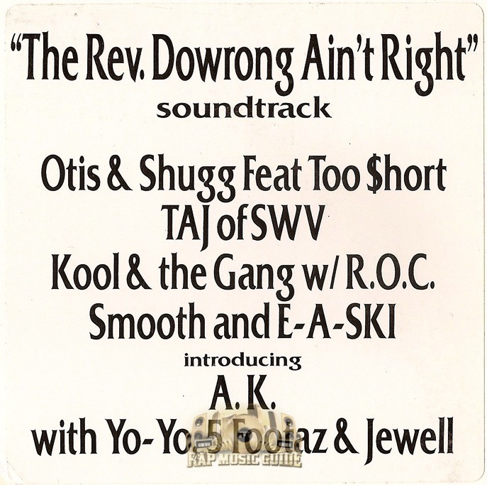 Various Artists :: The Rev. DoWrong Ain’t Right Soundtrack – RapReviews